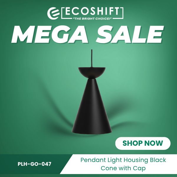Pendant Light Housing Black Cone with Cap | Shopee Philippines