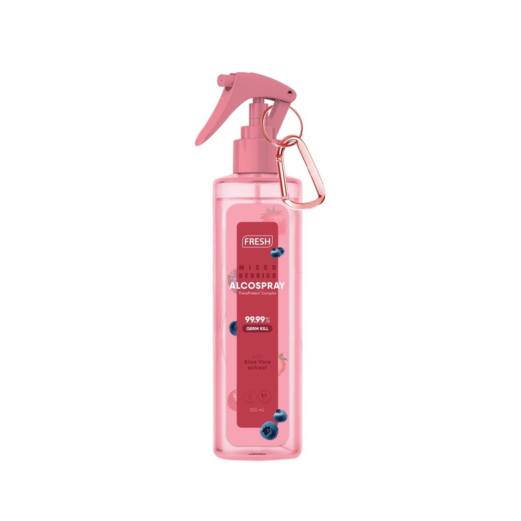 Fresh Mixed Berries Alco spray 100 ml - Moisturizing with Aloe Vera ...