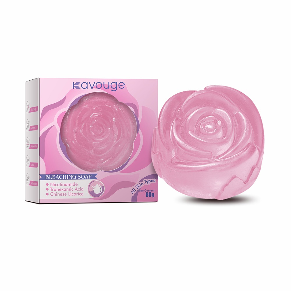 Kavouge Bleaching Soap Whitening Booster Niacinamide Face & Body Care ...