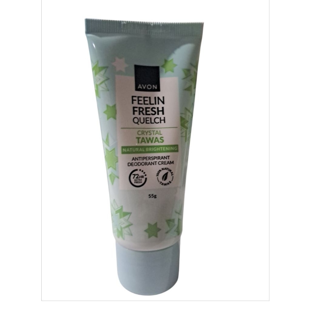 AVON FEELIN FRESH QUELCH TAWAS ANTI PERSPIRANT DEODORANT CREAM 55g ...