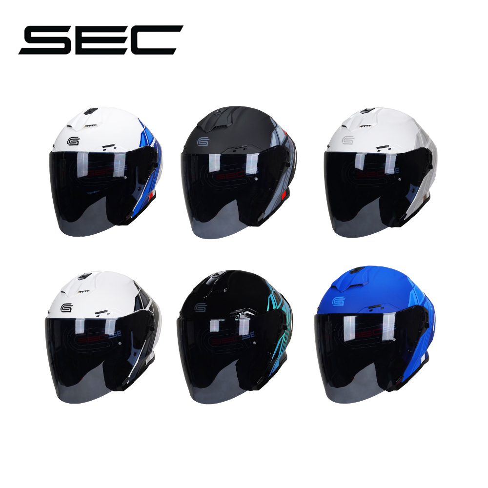 SEC Helmet for Motorcycle FOCUS HALF FACE (S-XL) | Shopee Philippines