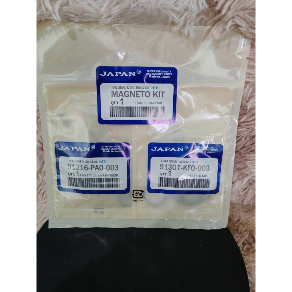 MAGNETO KIT SET OIL SEAL & ORING HONDA TMX155 HI-TEMP JAPAN BRAND ...