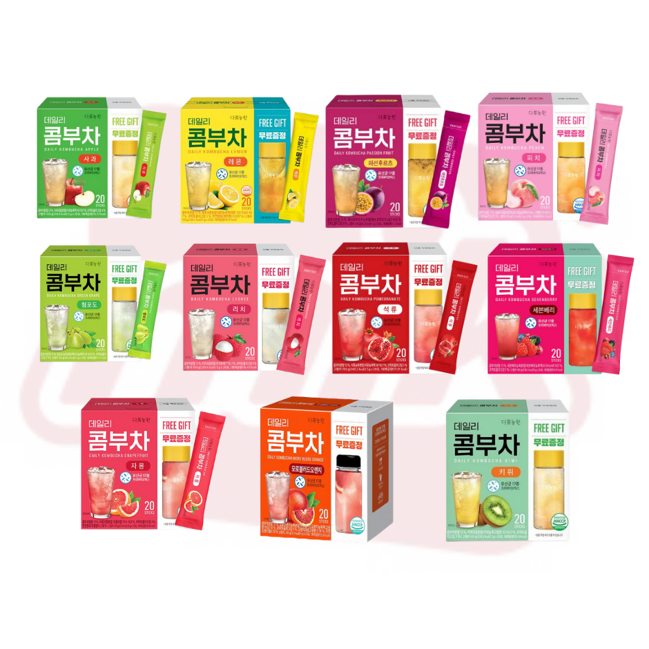 Danongwon Daily Kombutcha Flavored Tea 20's (FREE Small Tumbler inside ...