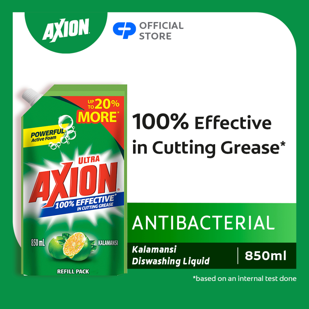 Axion Kalamansi Antibacterial Dishwashing Liquid with Triple Active ...
