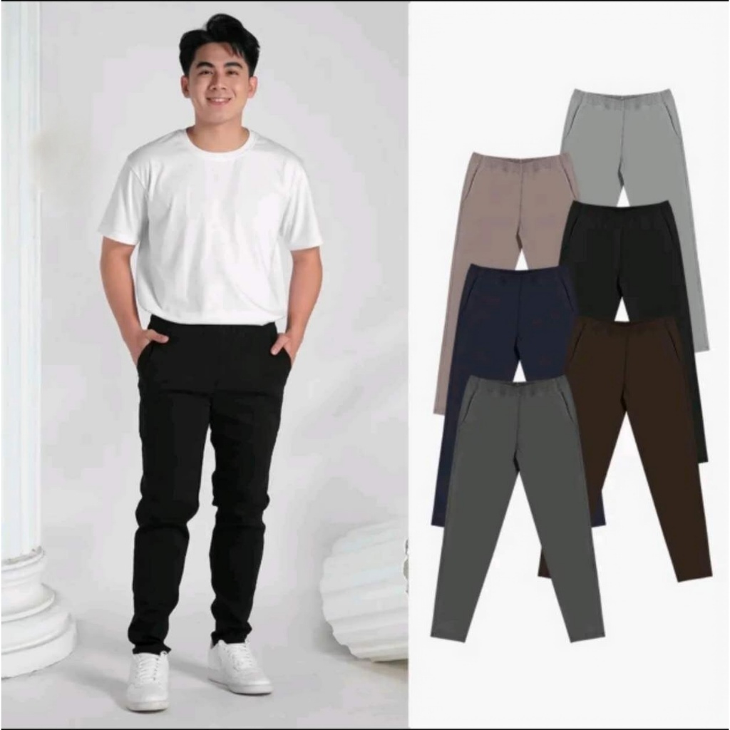 X-factor Trouser Pants for Men with Pockets andDrawstring Stretchable ...