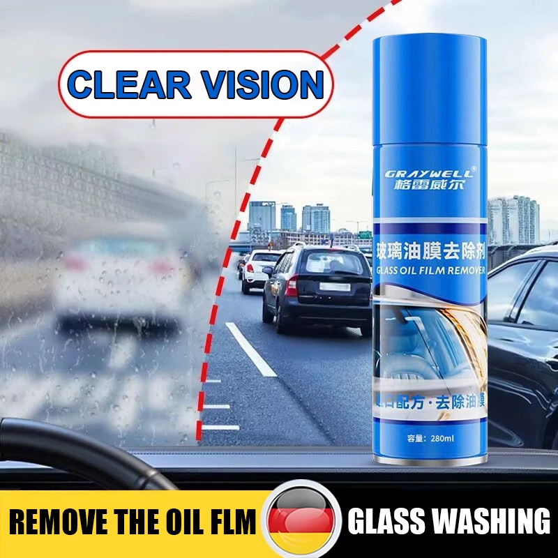 Windshield Glass Cleaner Acid Rain Stain Remover Car Glass Oil Film ...