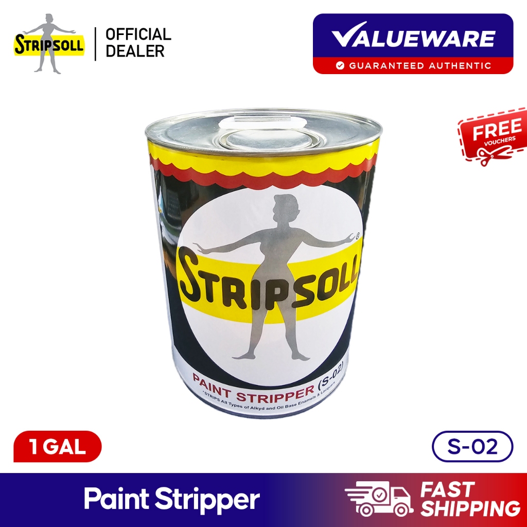 Stripsoll Paint & Varnish Stripper 1 Gallon | S-02 | Stripsol Quick ...