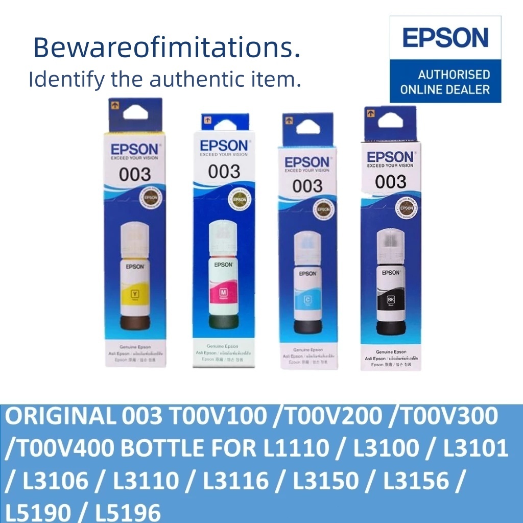 003 Epson Ink,Original，In the box,L3210 L5290 L3250 L3556 L11050 L5590 ...