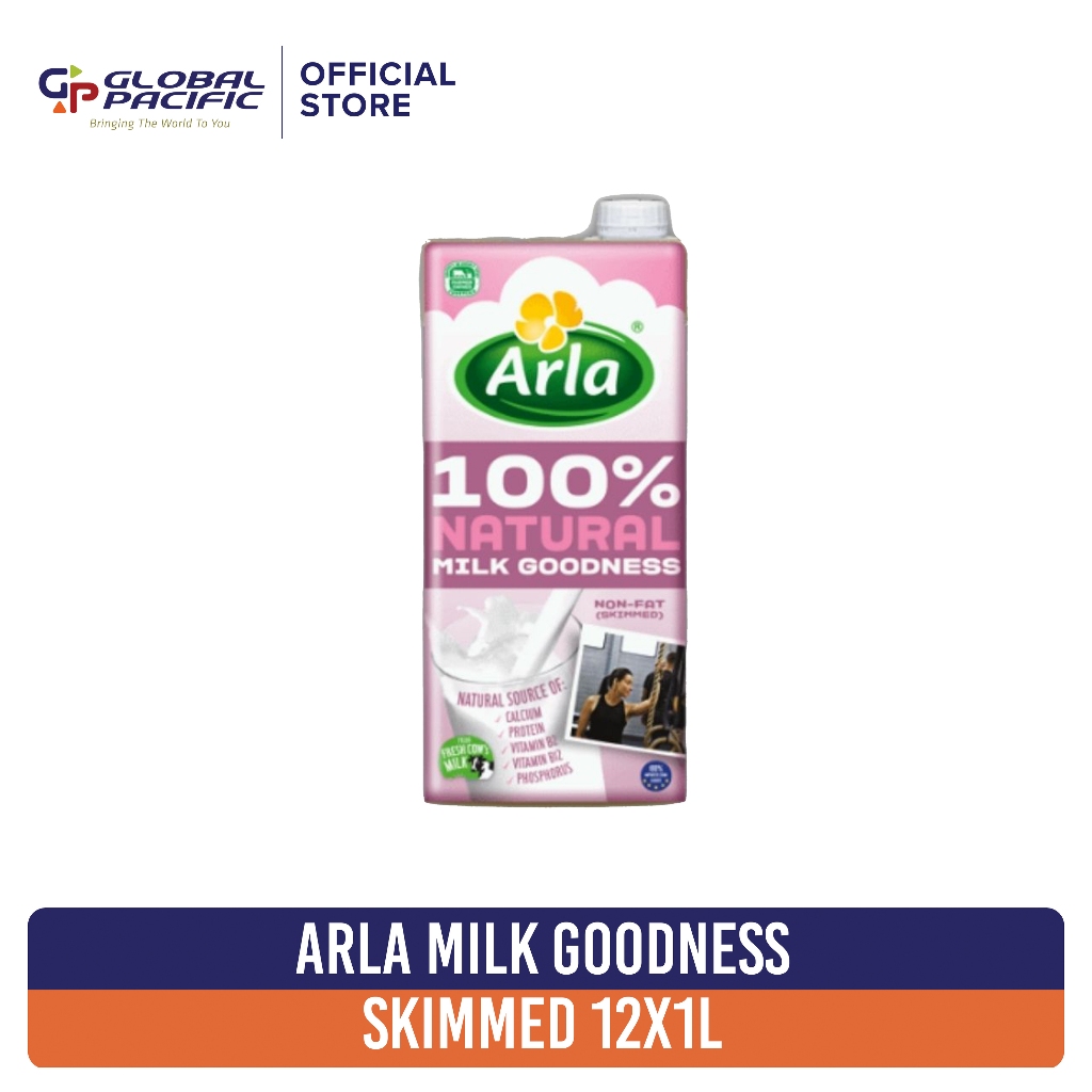Arla 100% Natural Milk Goodness Skimmed 1L | Shopee Philippines
