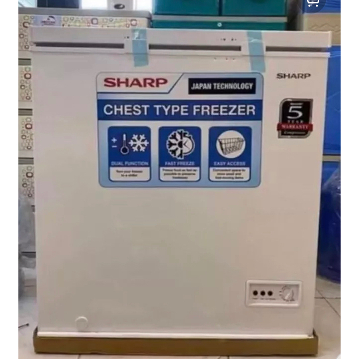 Sharp chest freezer 5cu ft | Shopee Philippines