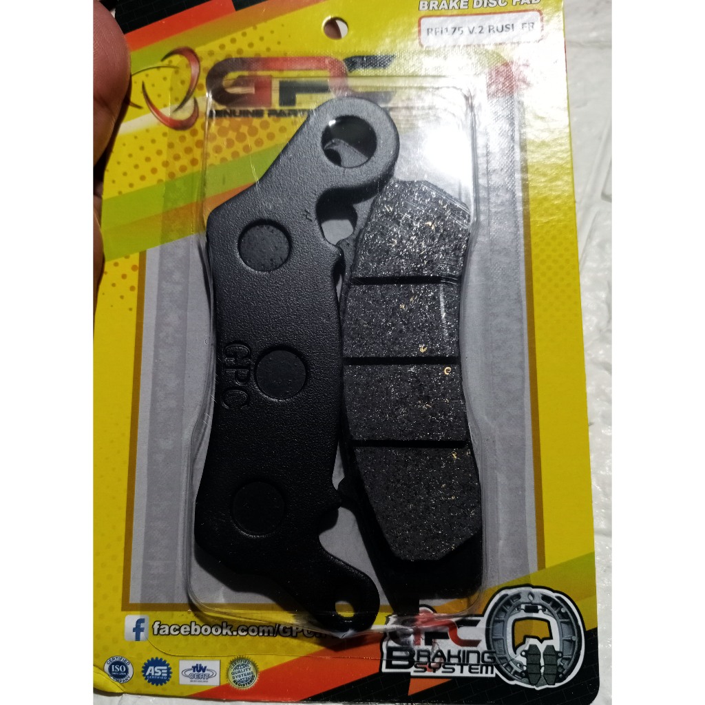 RFI175 v2 / RFI 175 Brake Disc Pad Rusi RFI175-v2 & v3 brake pad ...