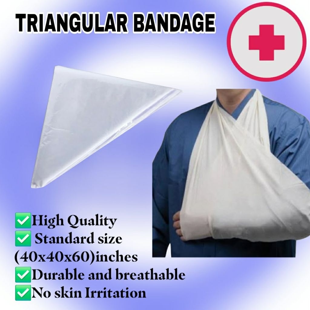 Triangular Bandage/ Head Bandage/ Chest Bandage (40"x40"x60")standard ...