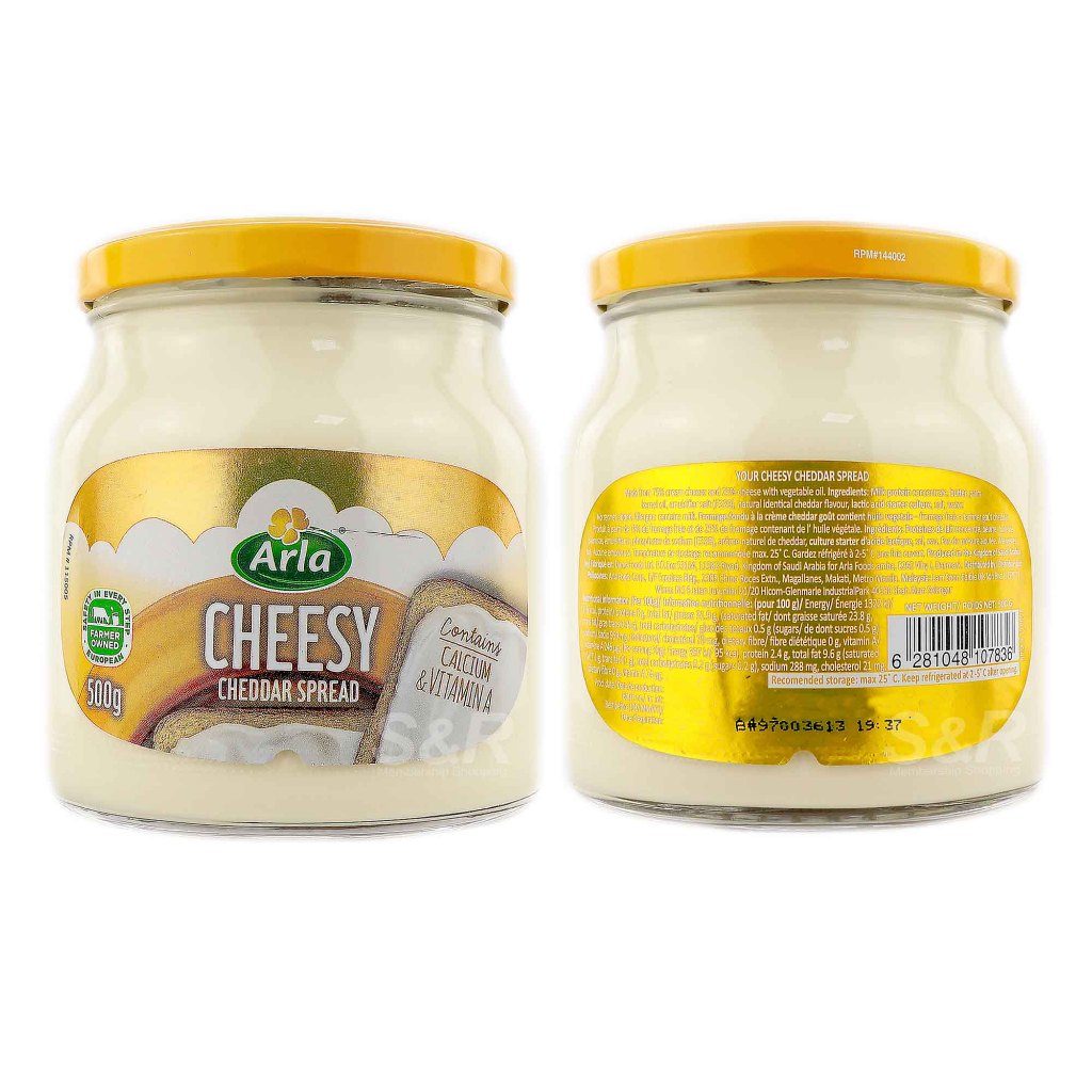 Arla Cheesy Cheddar Spread 500g | Shopee Philippines
