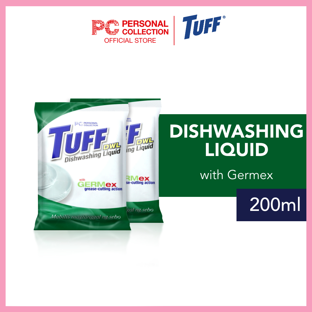 2pcs Tuff Dishwashing Liquid with Germex 200ml Pouch | Shopee Philippines