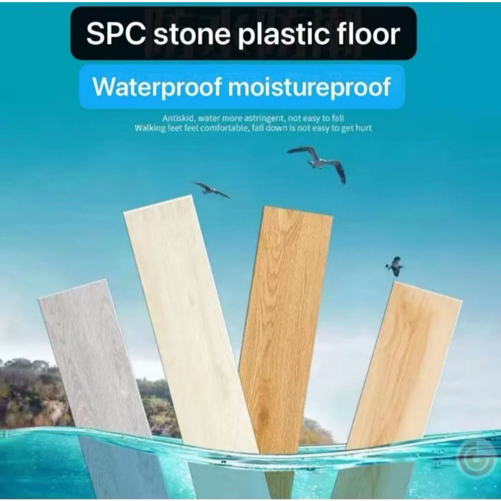 SPC Flooring(1BOX×10PCS) preminum,Ultra-Durable,Madaling Pag-install ...