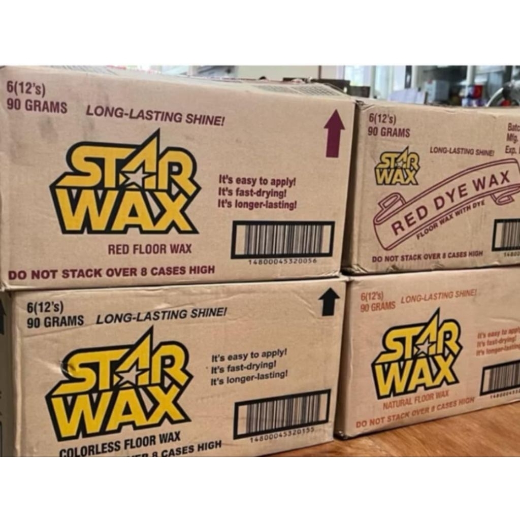 1 case 72 pieces Star Wax Star Wax Floorwax 90g | Shopee Philippines