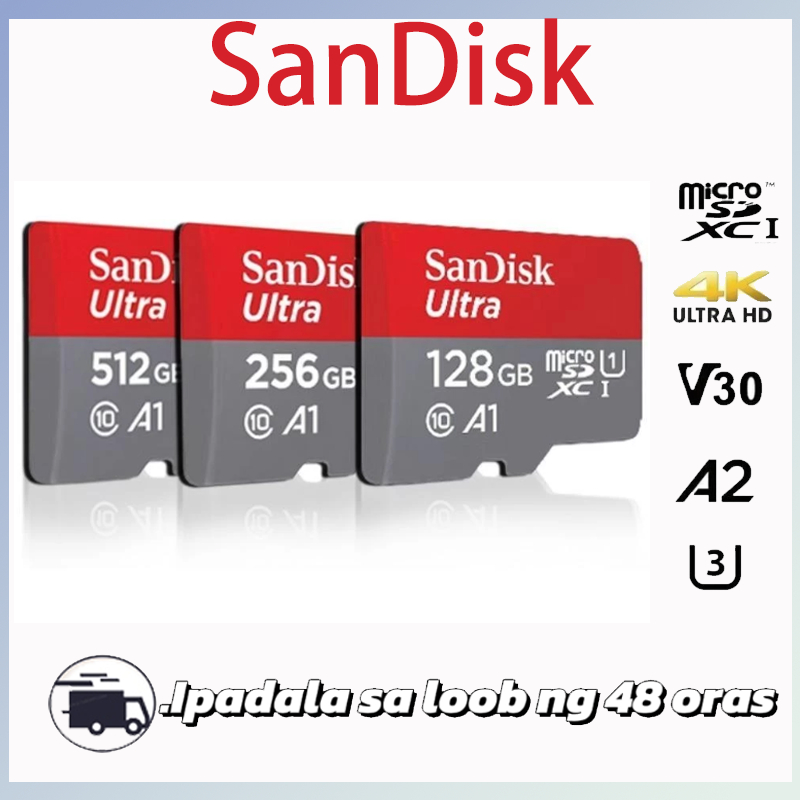 Sandisk Ultra Micro SD Card 16GB/32GB/64GB/128GB/256GB/512GB/1TB for ...