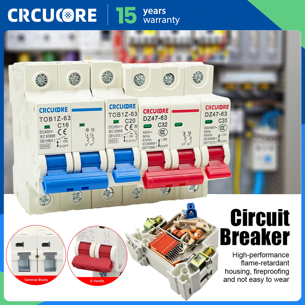 AC & DC Circuit Breaker for Solar Mini Circuit Breaker Switch | Shopee ...