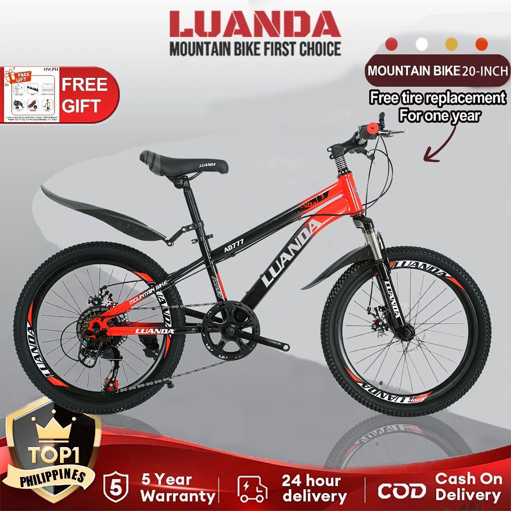 LUANDA Youth bicycle 20 Inch Mountain Bike Adults Bike 3x7 speed Riding ...
