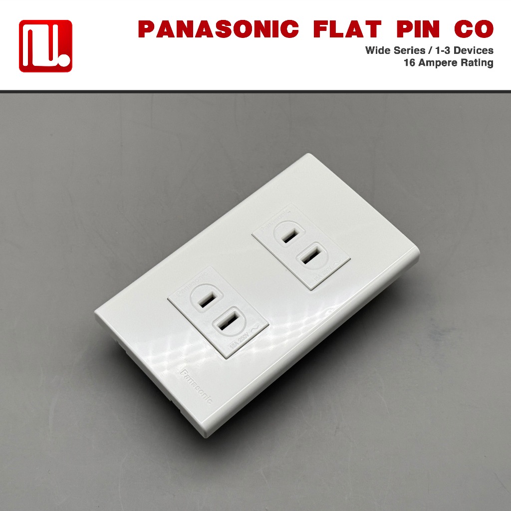 Panasonic Outlet / 1-3 Devices / 1-Gang / 2-Gang / 3-Gang | Shopee ...
