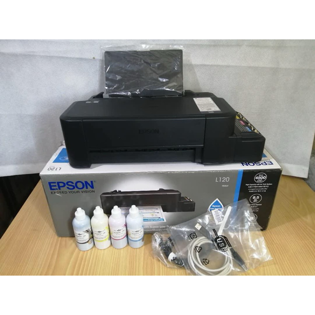 Epson L120 model brand new printer with free ink | Shopee Philippines