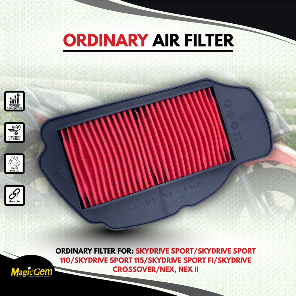 MG Air Filter for SKYDRIVE SPORT,110,115,FI/CROSSOVER/NEX,NEX II - High ...
