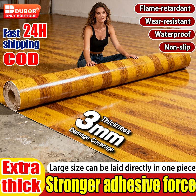 Convenient splicing DUBOR PVC Floor Stickers Anti-fouling and stain ...
