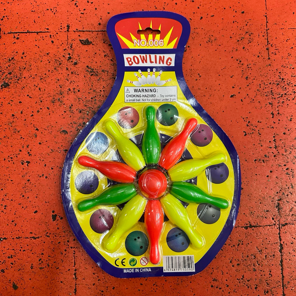 10 pins mini plastic bowling toy set | Shopee Philippines