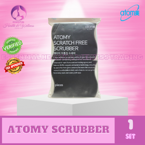 Atomy Scrubber Sponge 4 packs New Packaging{ MADE IN KOREA} | Shopee ...