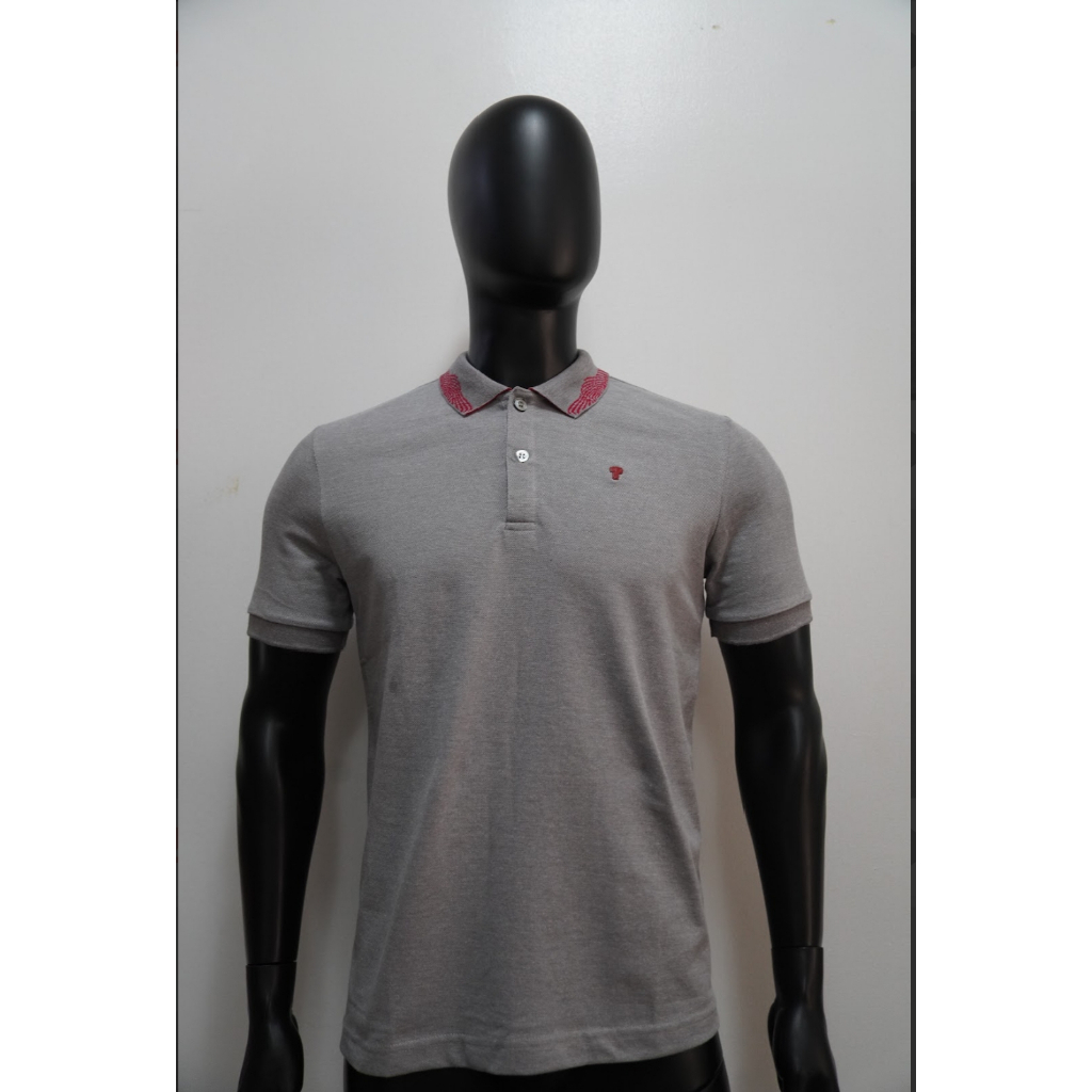 COLLEZIONE C2 Regular FIT 24MT1K038 A.GRAY Pique Polo Shirt Wear Men ...