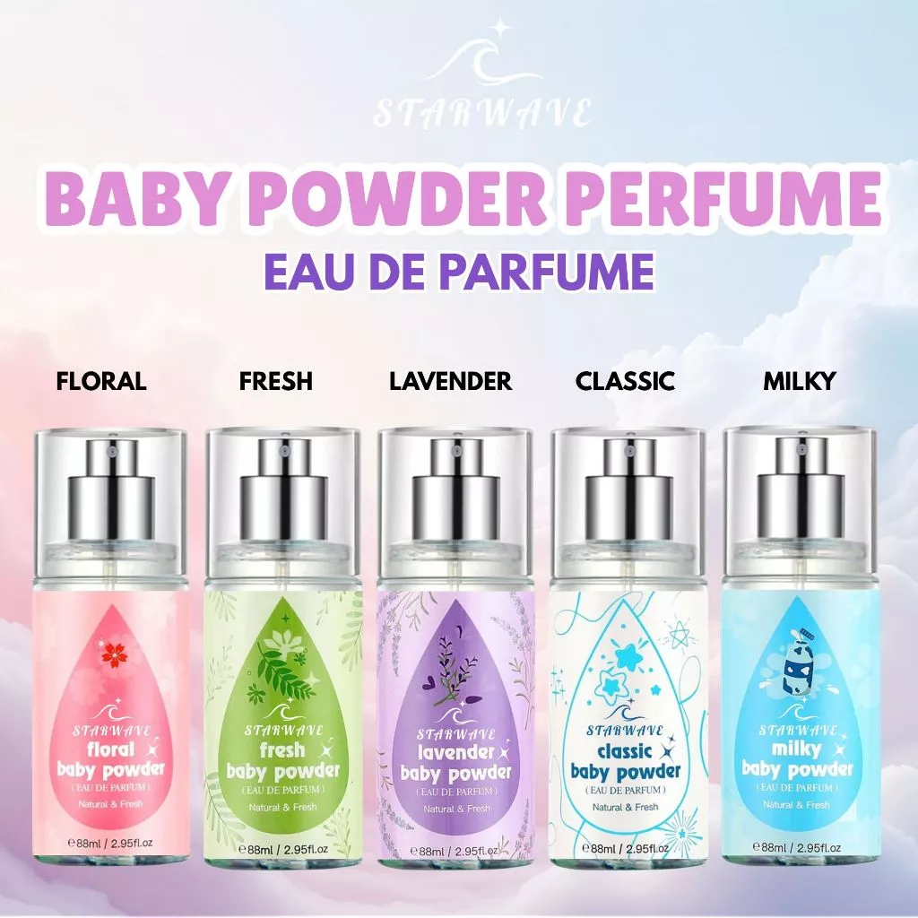 STARWAVE Baby Powder perfume long lasting Fresh Milky Baby Powder ...