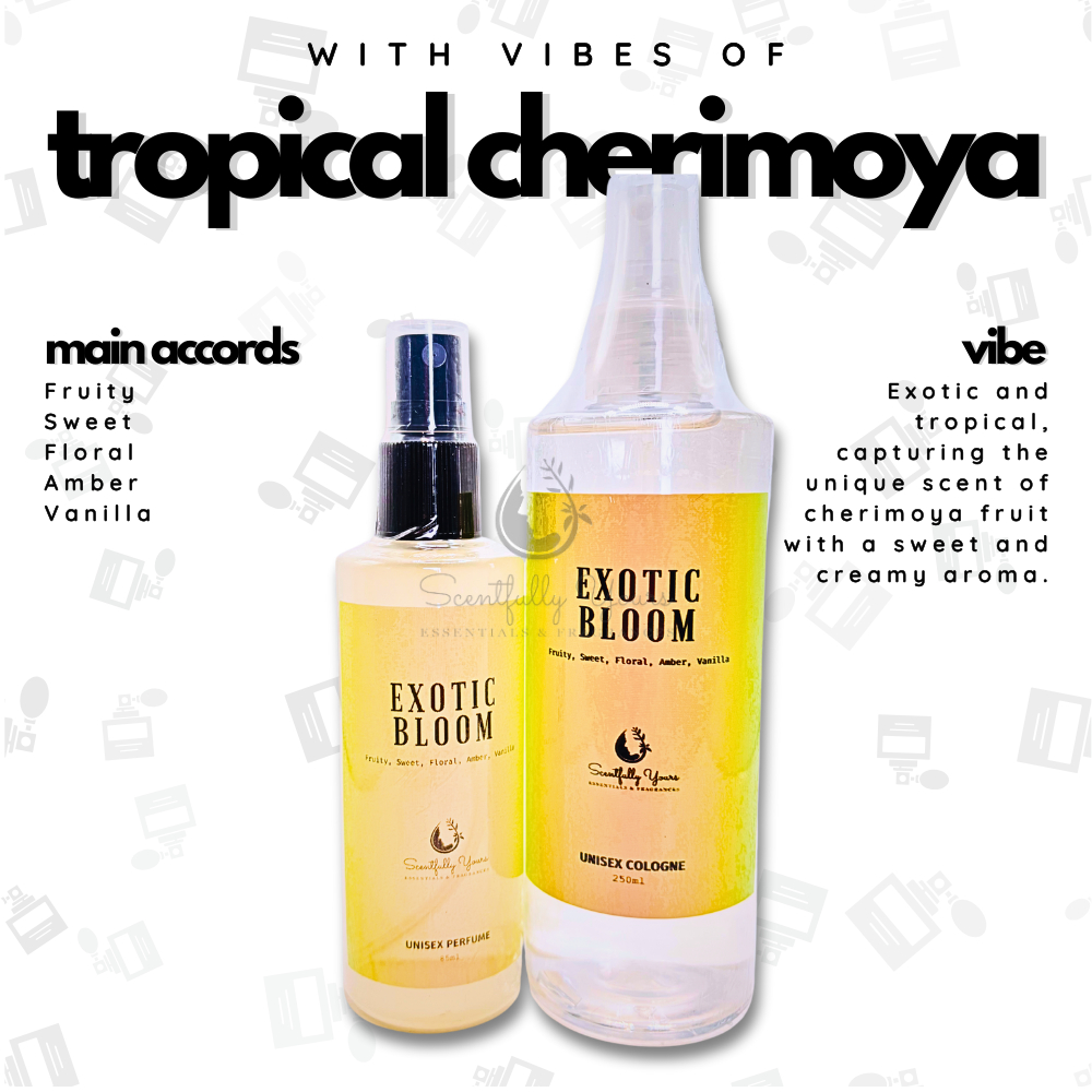 EXOTIC BLOOM/Vibes of Tropical Cherimoya Inspired Perfume & Cologne ...
