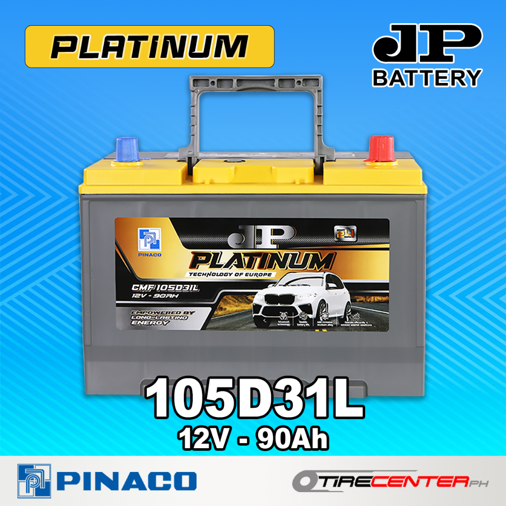 Pinaco JP Platinum 105D31L / N70L / 3SMF Maintenance Free Car Battery ...