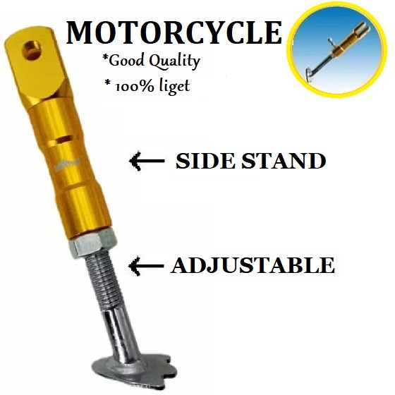 KEEWAY CAFE RACER MOTORCYCLE KICKSTAND SIDE STAND ADJUSTABLE ALLOY HIGH ...