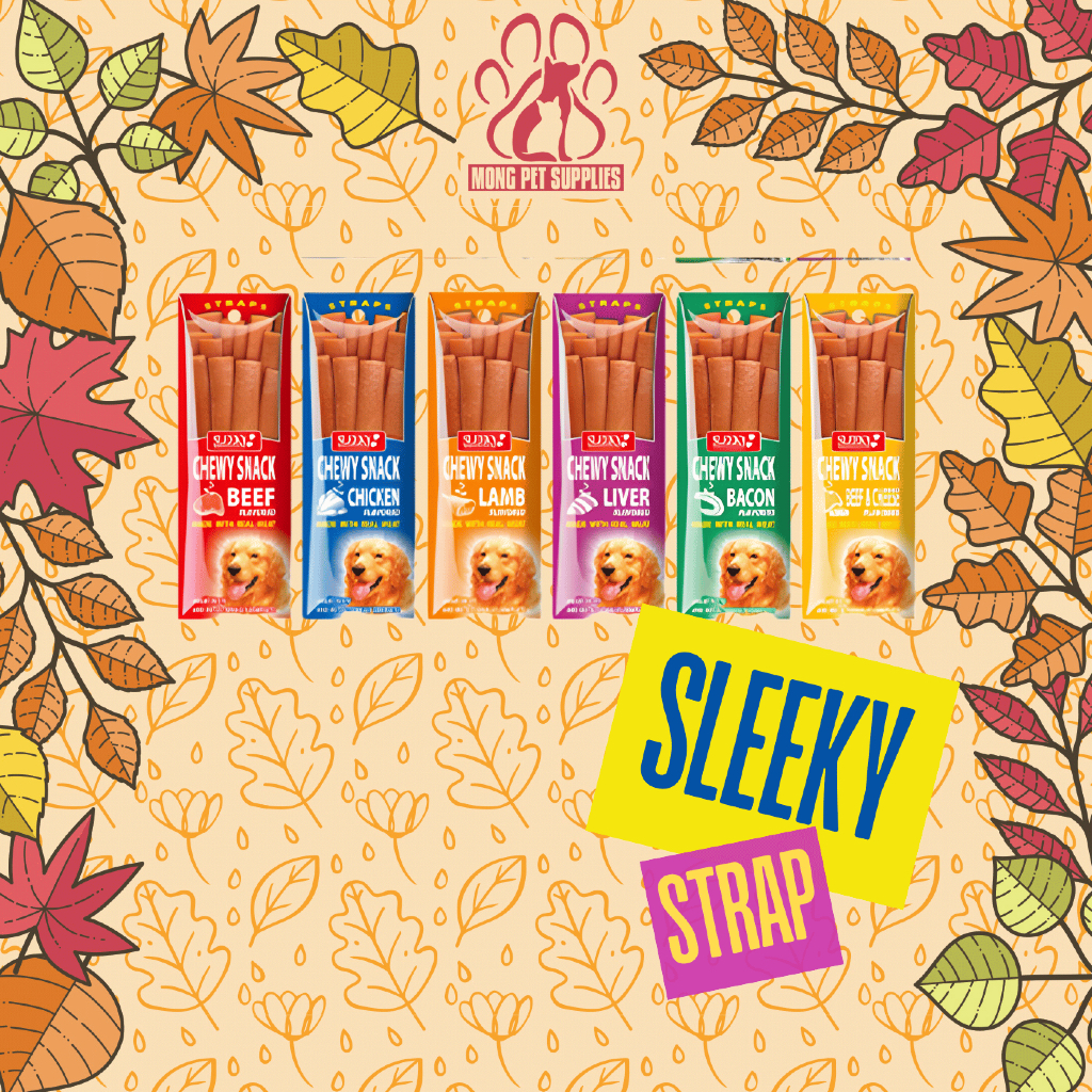 Sleeky Chewy Snack Strap Dog Treats 50g | Shopee Philippines