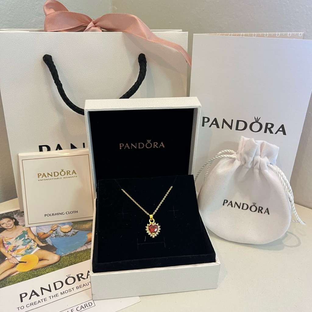 HEART PAN NECKLACE HIGH QUALITY NON TARNISH | Shopee Philippines