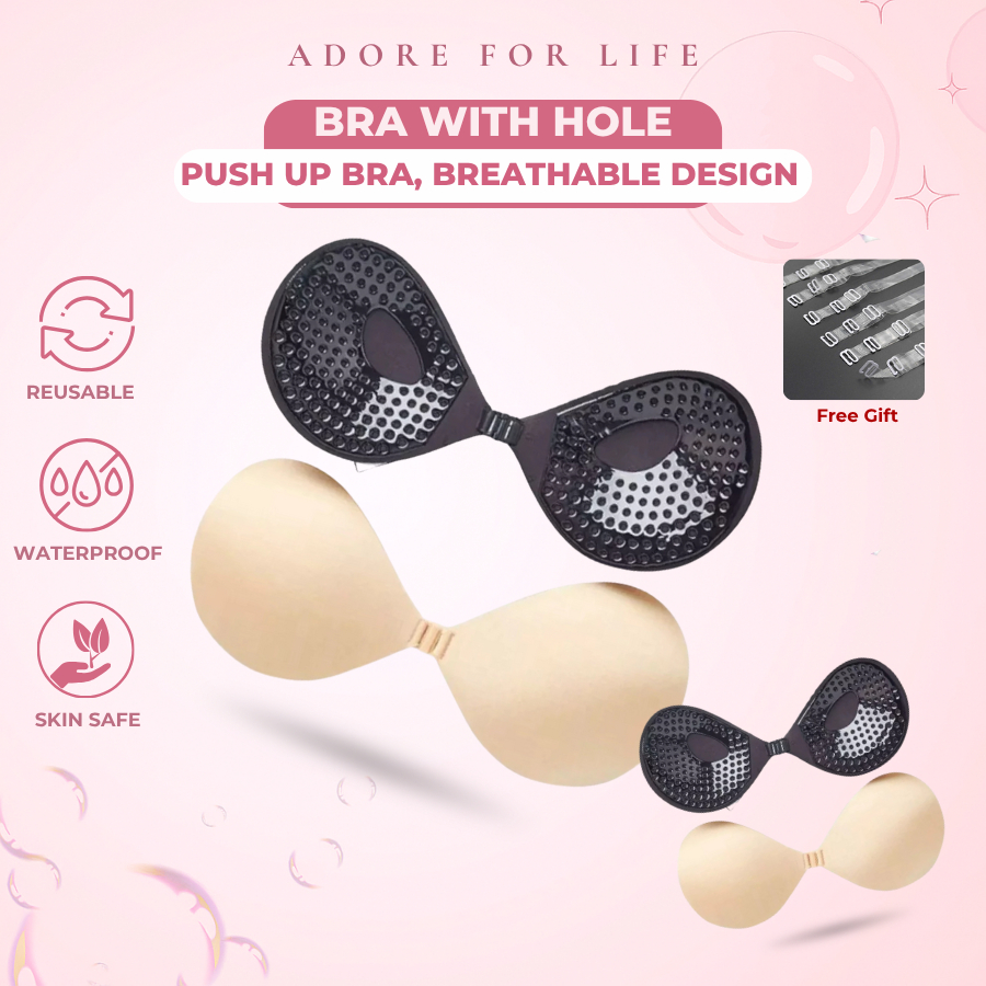 ADORE bra Cover Women Invisible Push Up Reusable Strapless Bra Cup Bra ...