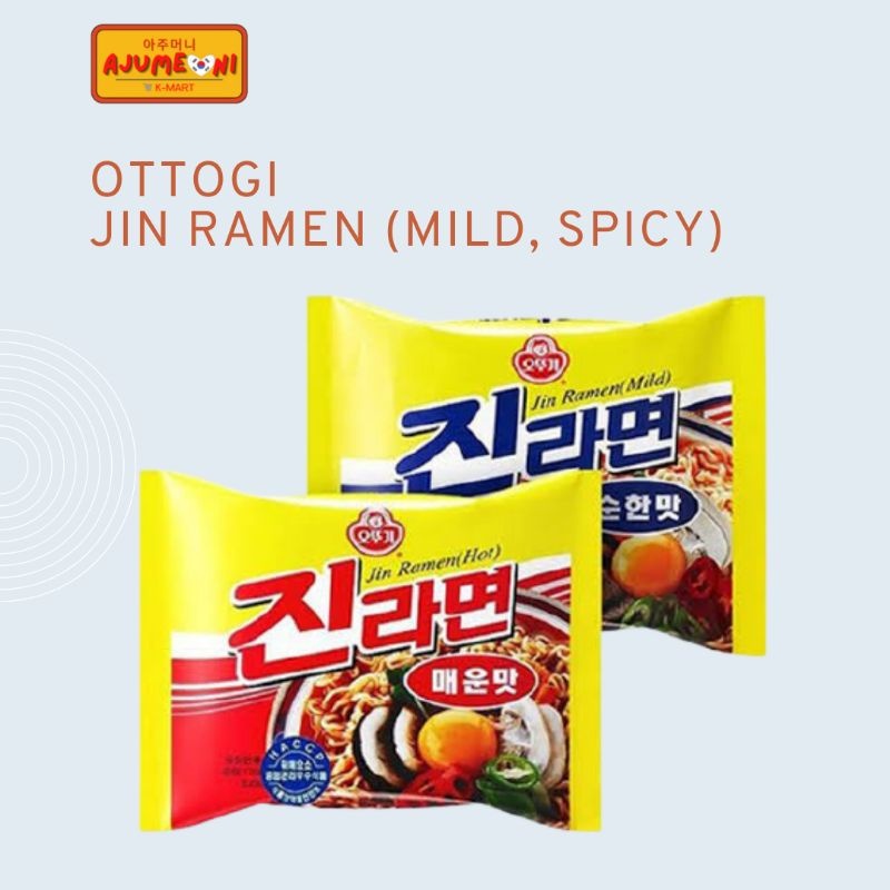 Ottogi Jin Ramen (Mild or Spicy) 120g | Shopee Philippines