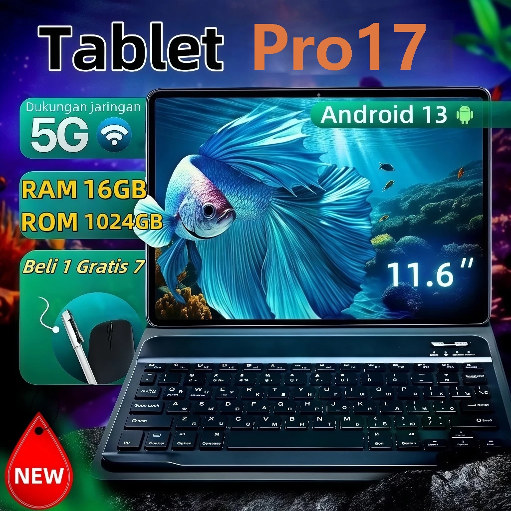 2026 0PP0 Tablet Pad Pro17 12” 5G Tablet | 16+1024GB | Android 15 ...