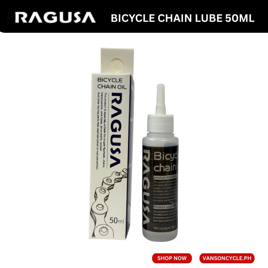 Ragusa Bicycle Oil MTB Road Chain Lube 50ml | Shopee Philippines