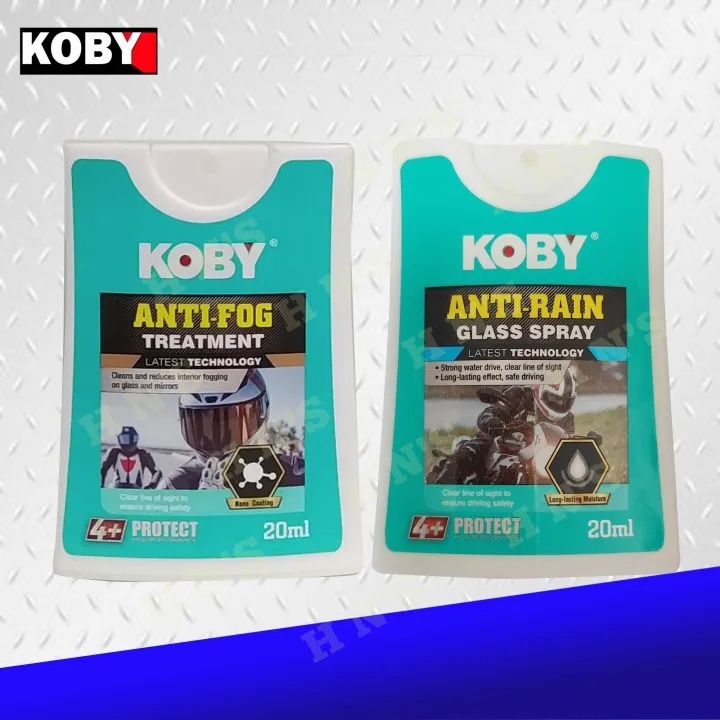 KOBY Helmet Anti-Fog Treatment and Anti-Rain Glass Spray SET | Shopee ...