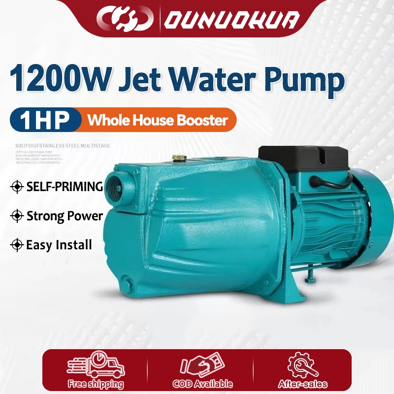 1200W Heavy Water Pump Duty 1HP High Flow High Suction Automatic Whole House Booster Pump 60L ...