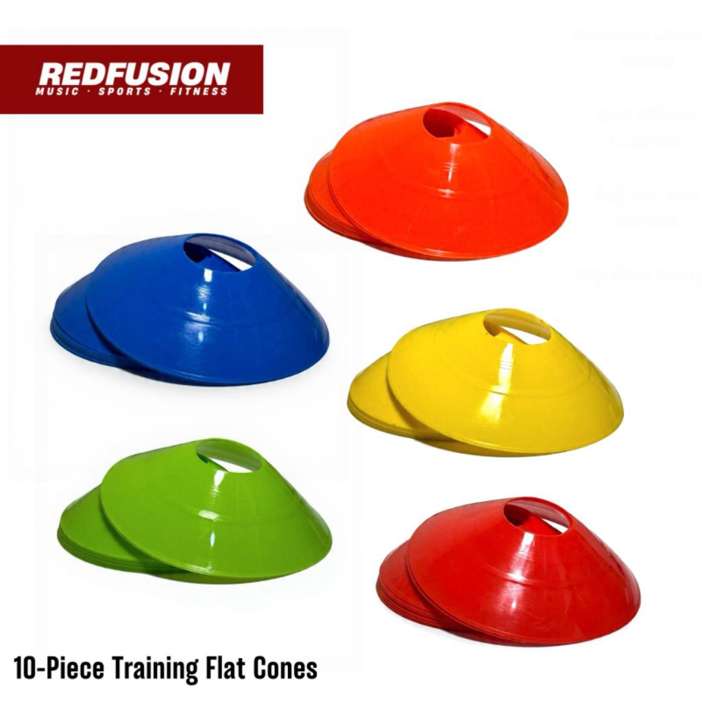 10 - Piece Training Flat Cones | Shopee Philippines
