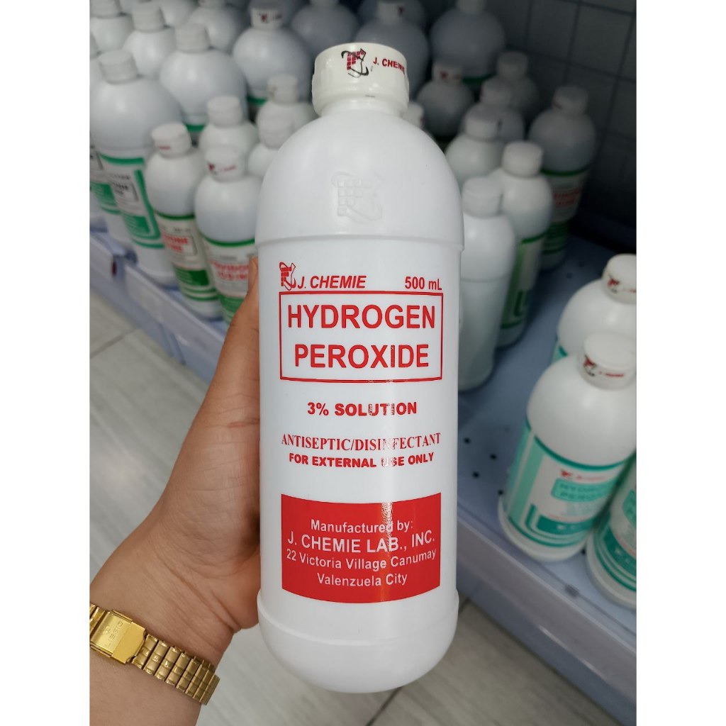 J.CHEMIE Hydrogen Peroxide 3% & 6% Solution 10 Volume & 20 Volume 500ML ...
