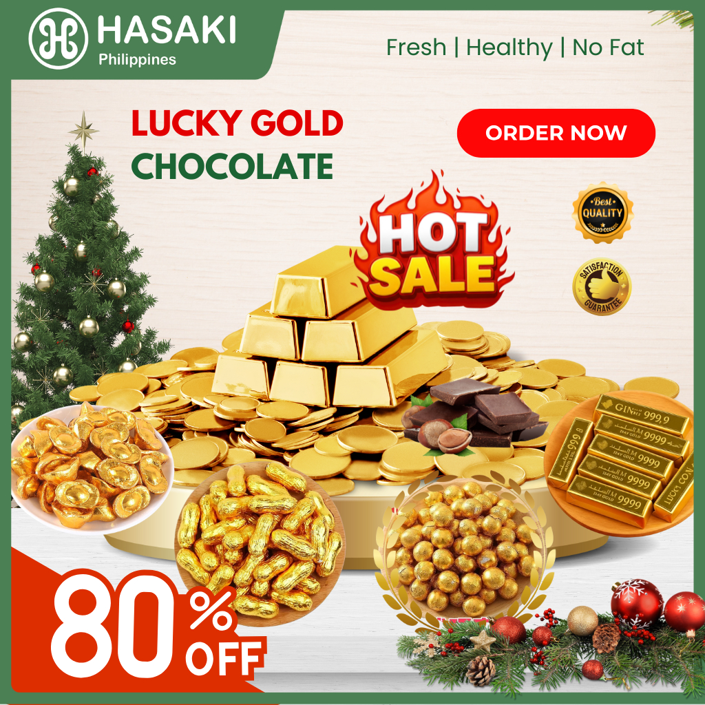 [HOT] Lucky Gold Chocolate Coins & Bars | Each piece symbolizes wealth ...