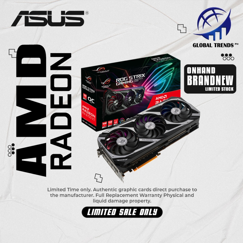 ASUS ROG Radeon RX 6700 XT GAMING OC 12GB GDDR6 | Shopee Philippines
