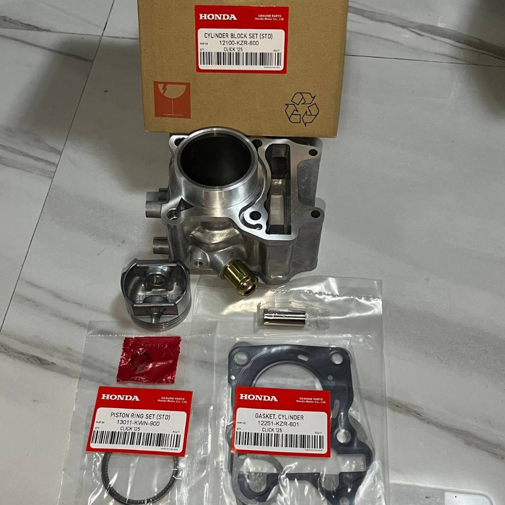 Honda Click 125i Cylinder Block Set STD V1 V2 V3 (12100-KZR-600 ...