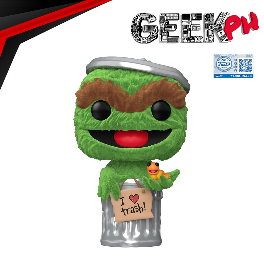 Funko Sesame Street Pop! Oscar the Grouch (Flocked) sold by Geek PH ...