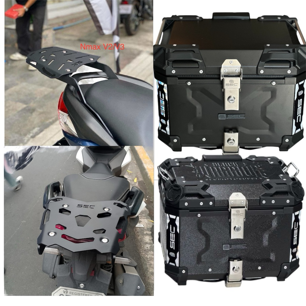SEC Q4 Bracket & Alloy Top Box NMAX V2 V3 ADV160 (BUNDLE DEAL) | Shopee ...
