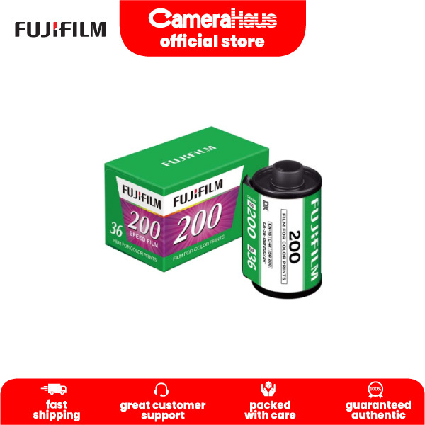 FUJIFILM 200 Color Negative Film (35mm Roll Film, 36 Exposures ...